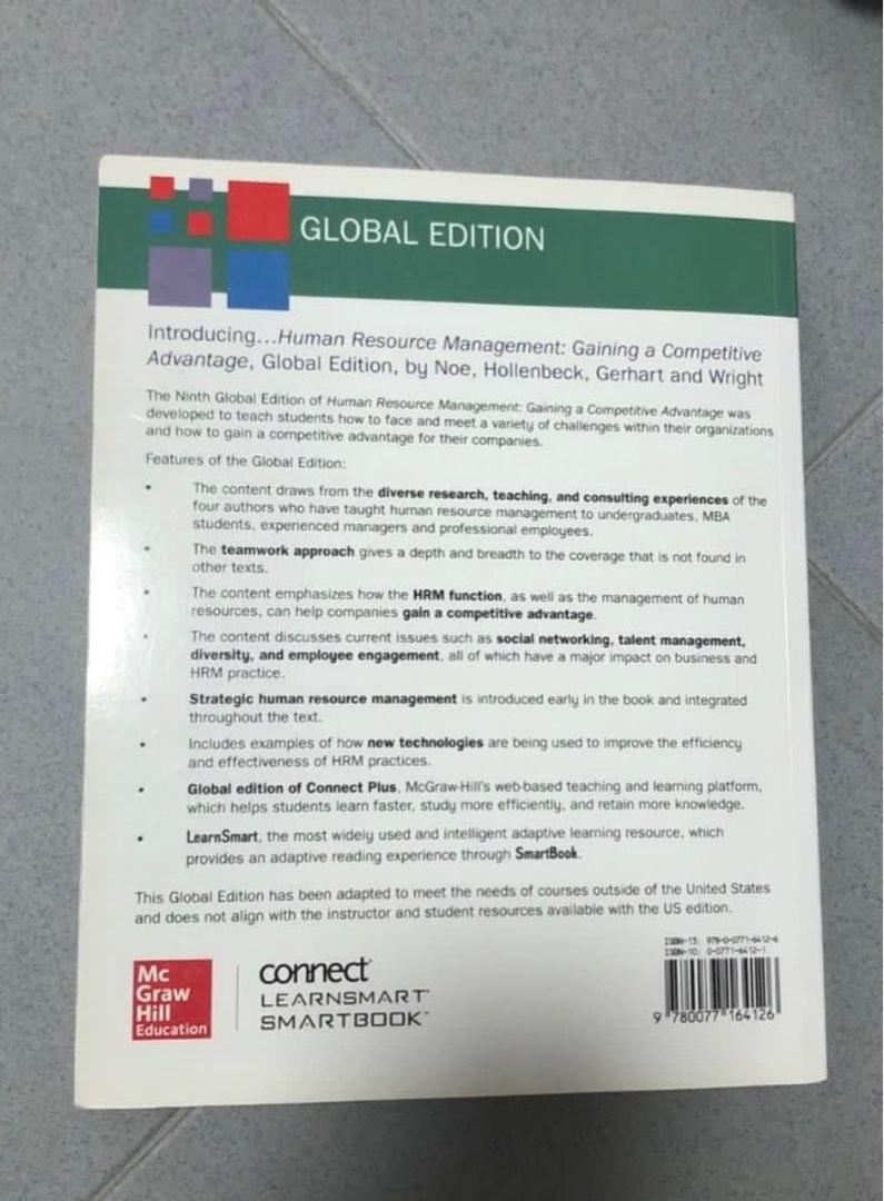 [Lightly Used] McGraw Hill Human Resource Management 9th Edition Global ...