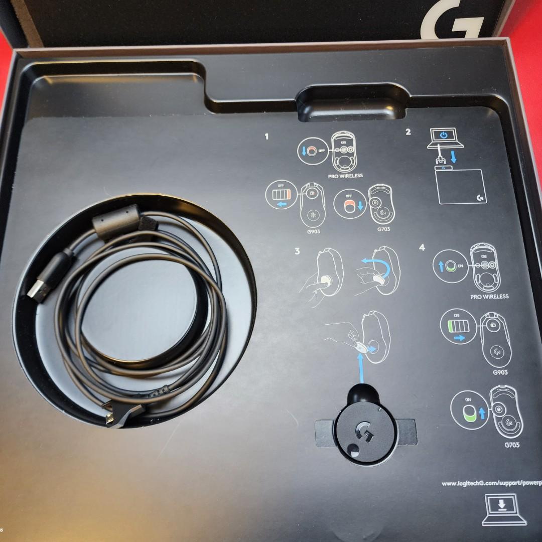 Logitech G Pro X Superlight & Powerplay Wireless Charging Mouse Pad ...