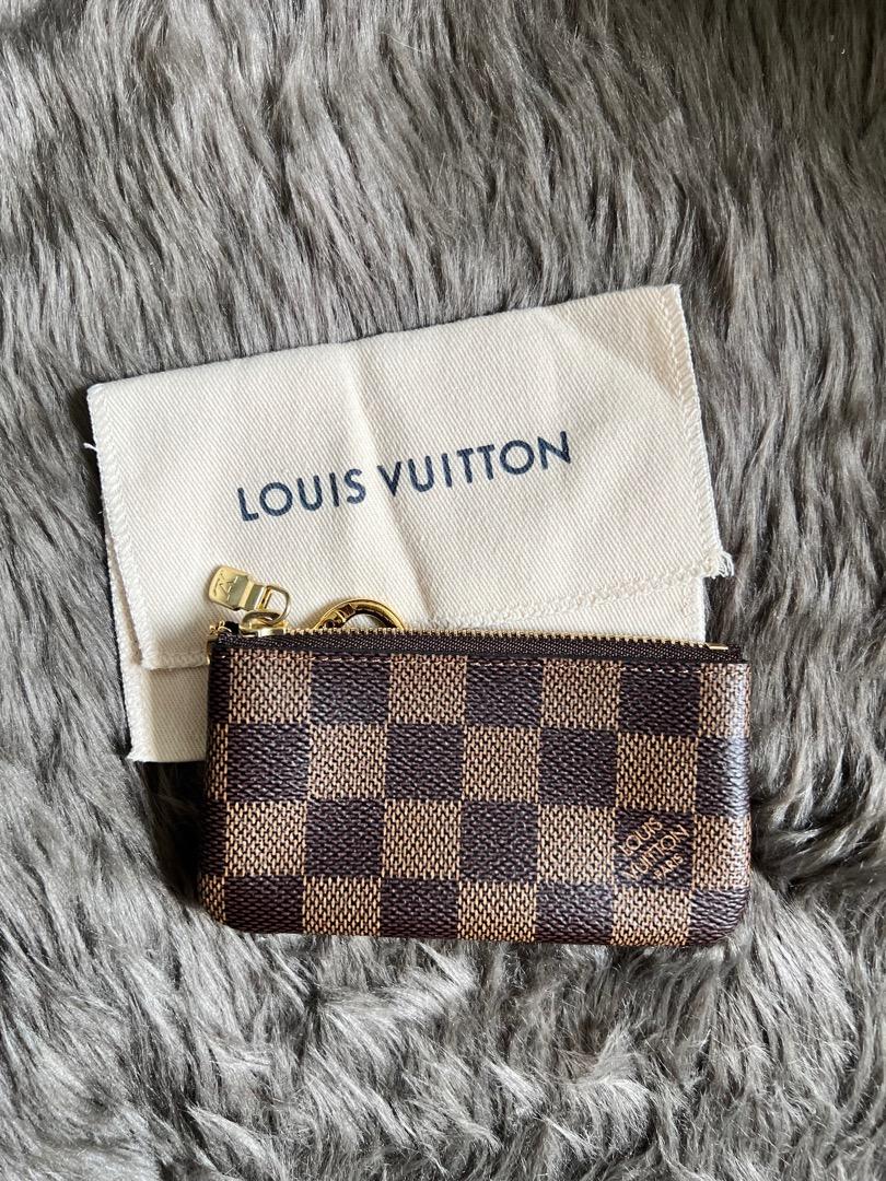 Louis Vuitton Key Cles in Damier Ebene, Luxury, Bags & Wallets on Carousell