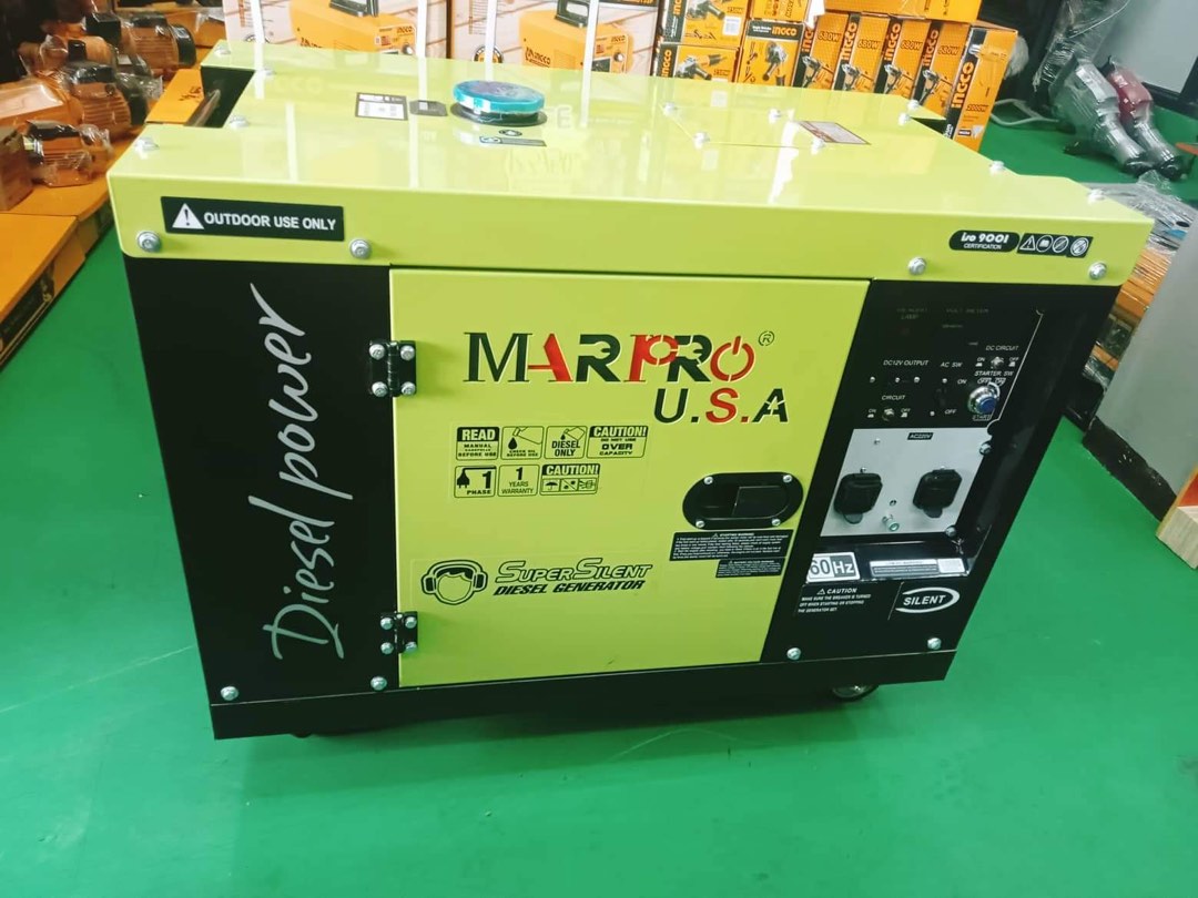 MARPRO USA 10KVA DIESEL GENERATOR, Commercial & Industrial, Industrial ...