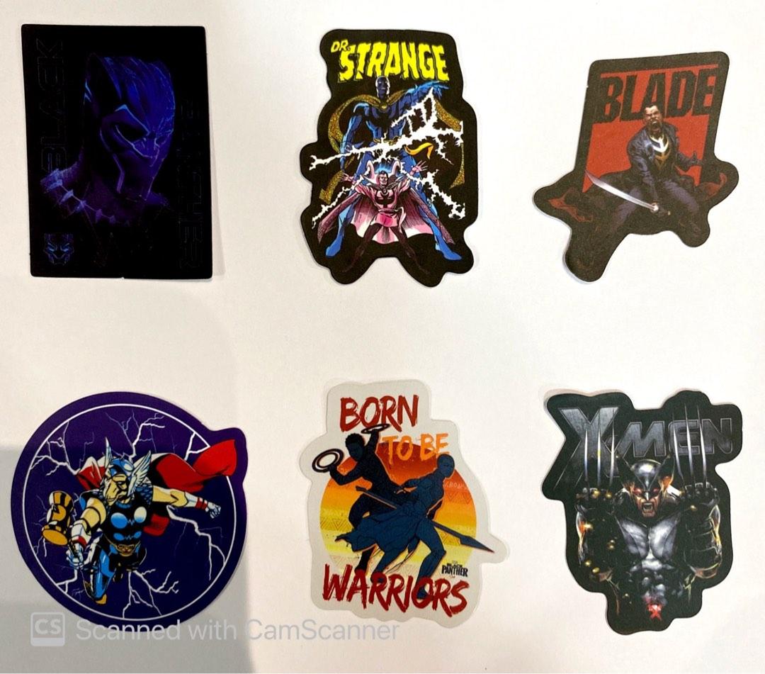 Marvel & DC Laptop Stickers (Marvel/DC/Superheroes/Stickers), Hobbies ...