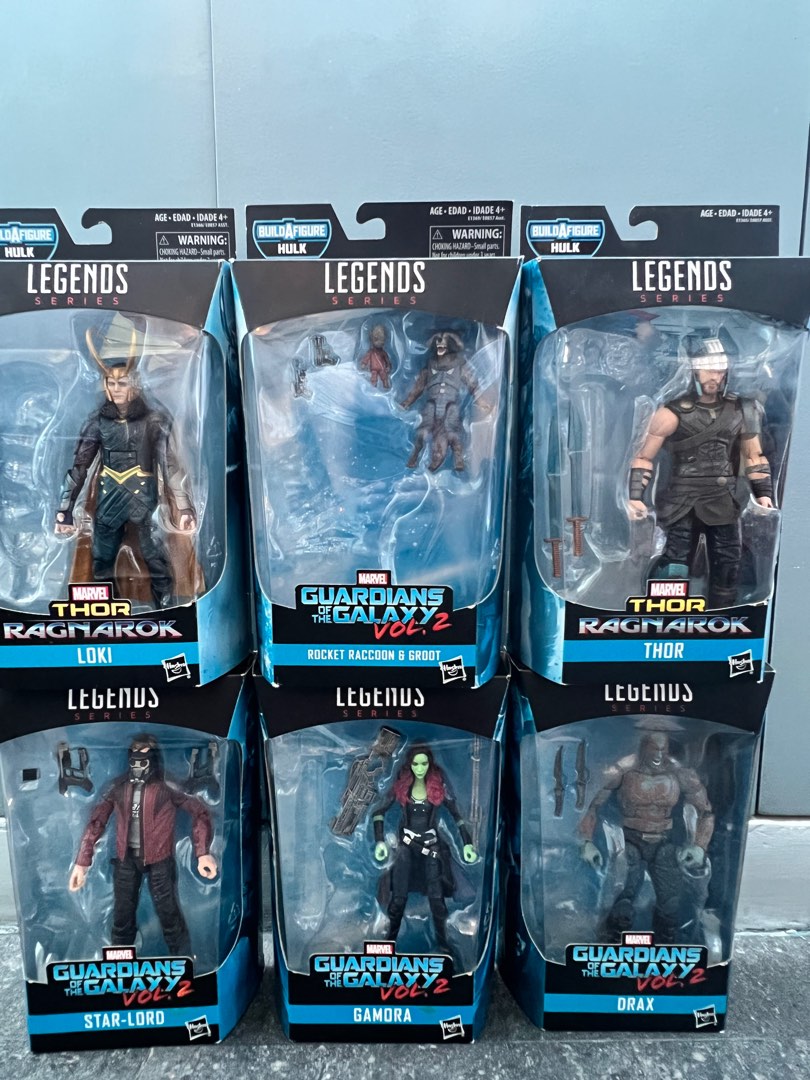 SET Marvel Legends Thor Ragnarok Guardians of the Galaxy , Hobbies ...