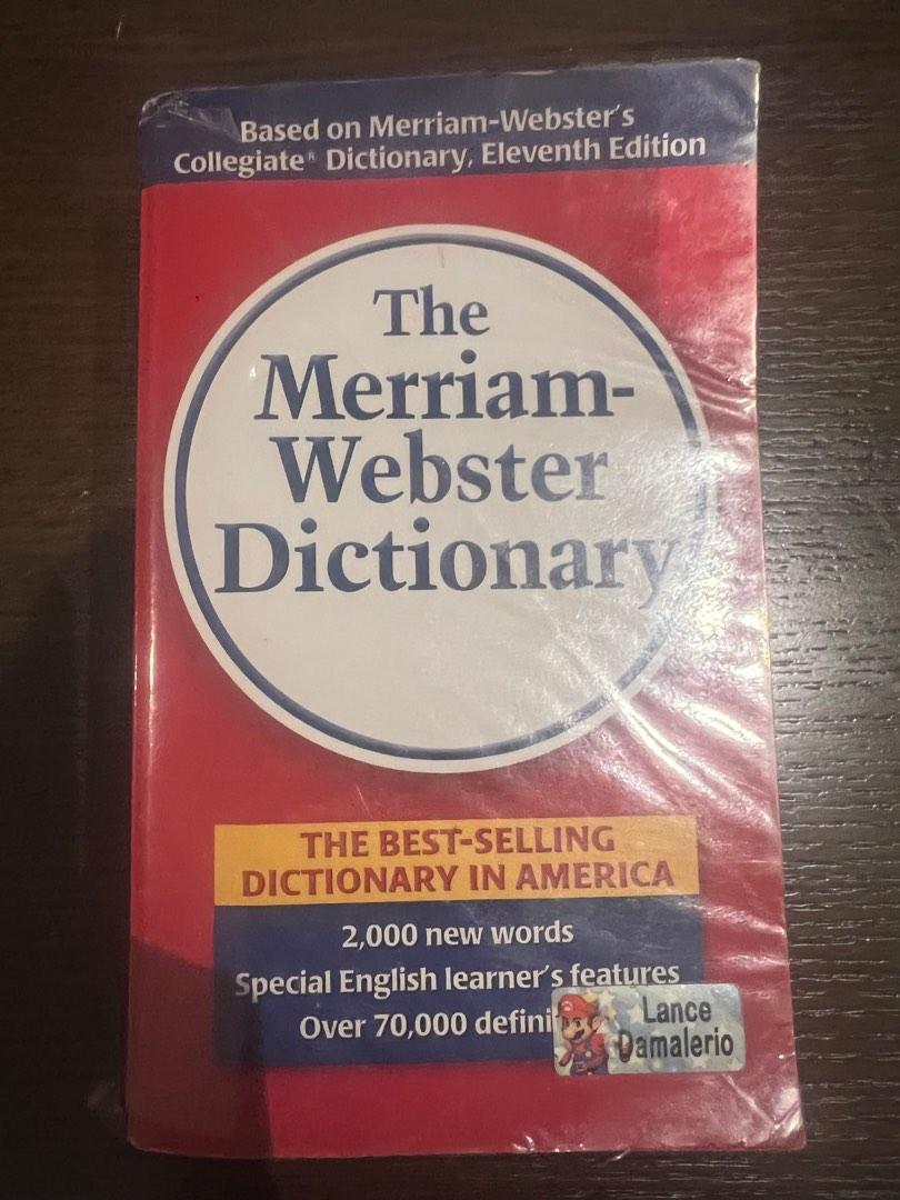 Merriam Webster Dictionary, Hobbies & Toys, Books & Magazines, Fiction ...