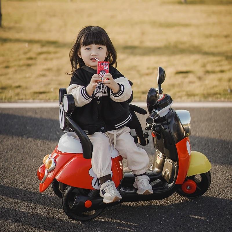 Mickey Ride on motor scooter bike, Hobbies & Toys, Toys & Games on ...