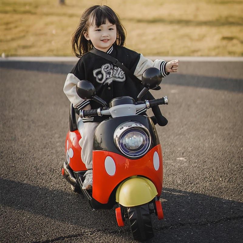 Mickey Ride on motor scooter bike, Hobbies & Toys, Toys & Games on ...