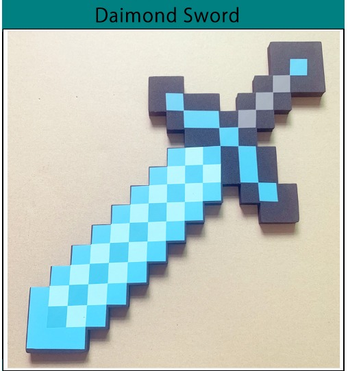 Minecraft Diamond Sword , Hobbies & Toys, Toys & Games on Carousell