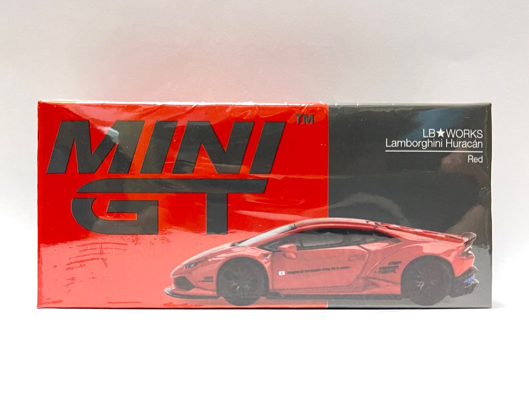 Mini GT #375 LB Works Lamborghini Huracan Red, 興趣及遊戲, 玩具 & 遊戲類 - Carousell