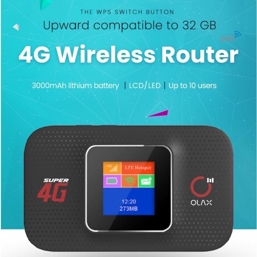 MODEM MIFI OLAX PORTABLE PUTIH MODE BYPASS BATTERY, Computers & Tech ...