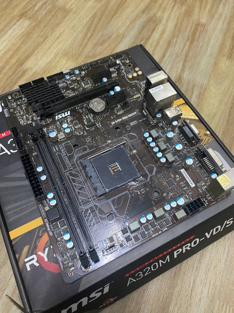 MSI A320M PRO-VD/S V2, Computers & Tech, Desktops on Carousell