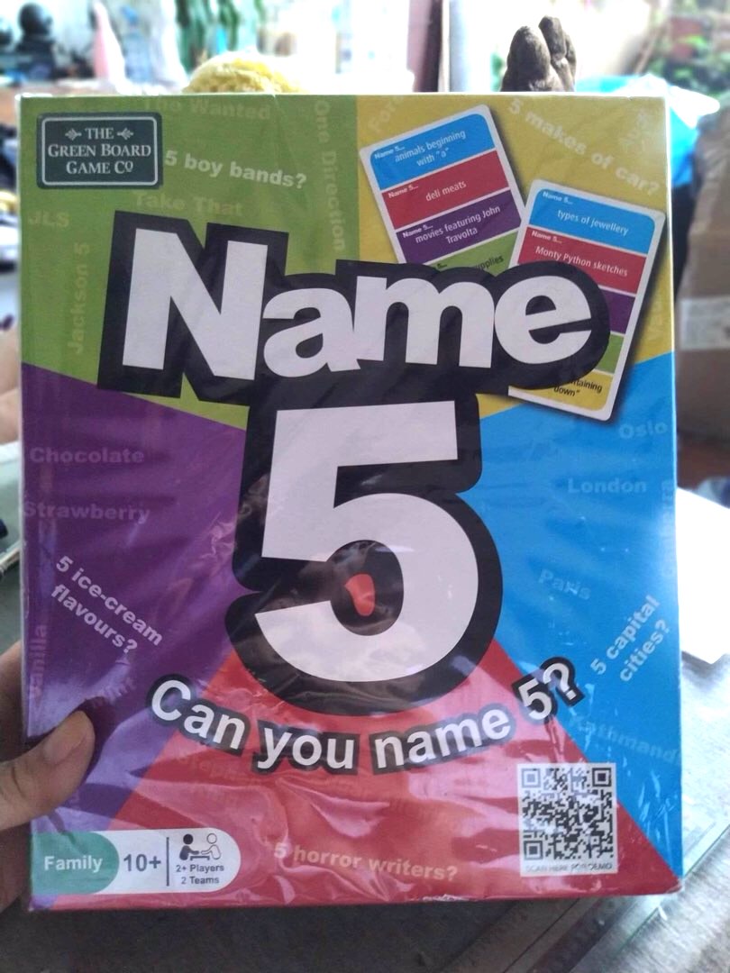 Name 5 Game, Hobbies & Toys, Toys & Games on Carousell