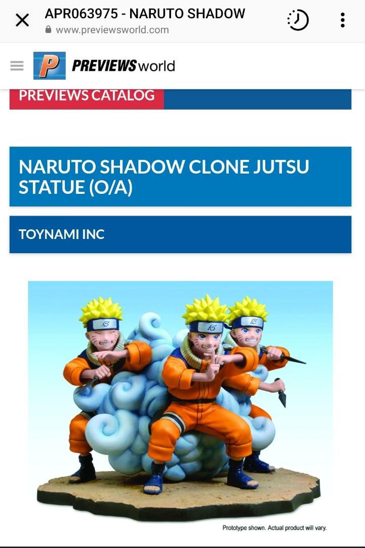 Naruto Shadow Clone Jutsu Figure Limited, Toys & Collectibles, Mainan ...