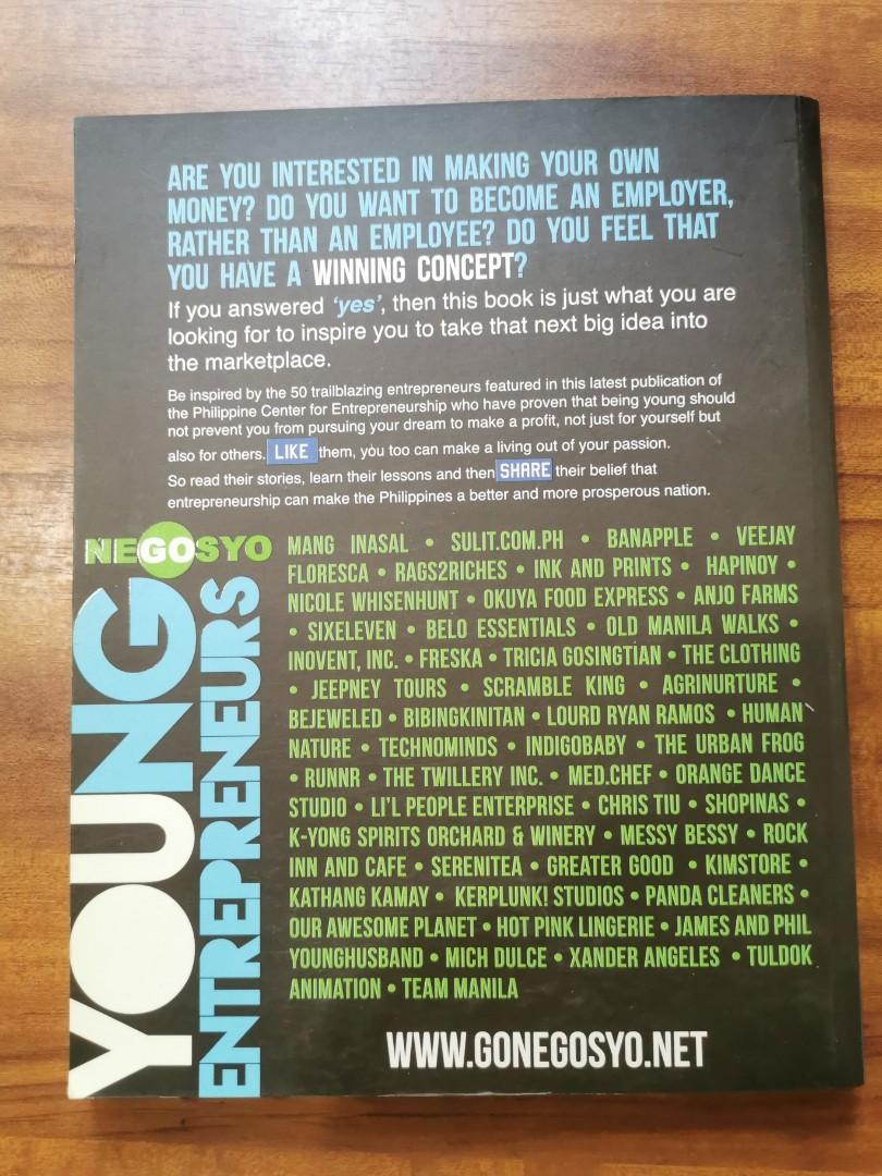 Negosyo Young Entrepreneurs Book, Hobbies & Toys, Books & Magazines ...