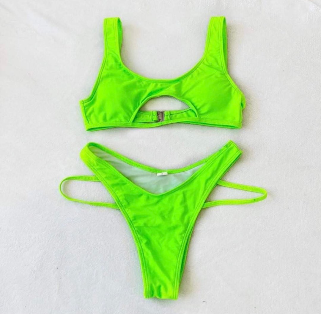 neon green swimsuit, Women's Fashion, Swimwear, Bikinis & Swimsuits on ...