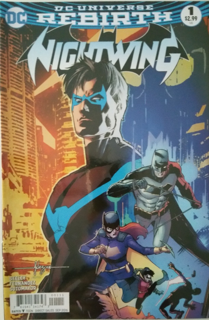 Nightwing #1 - #4 (DC, Batman, Superman, Wonder Woman, Flash, Robin ...
