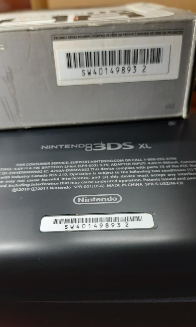 Nintendo Old 3DS XL Black (US Version & Non CFW) (CIB), Video Gaming ...