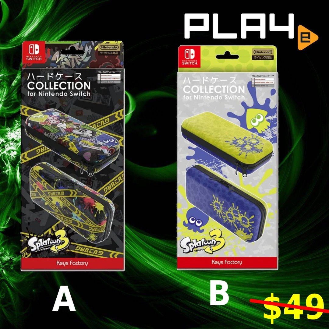 Nintendo Switch Keys Factory Hard Case Splatoon 3 Brand New, Video ...