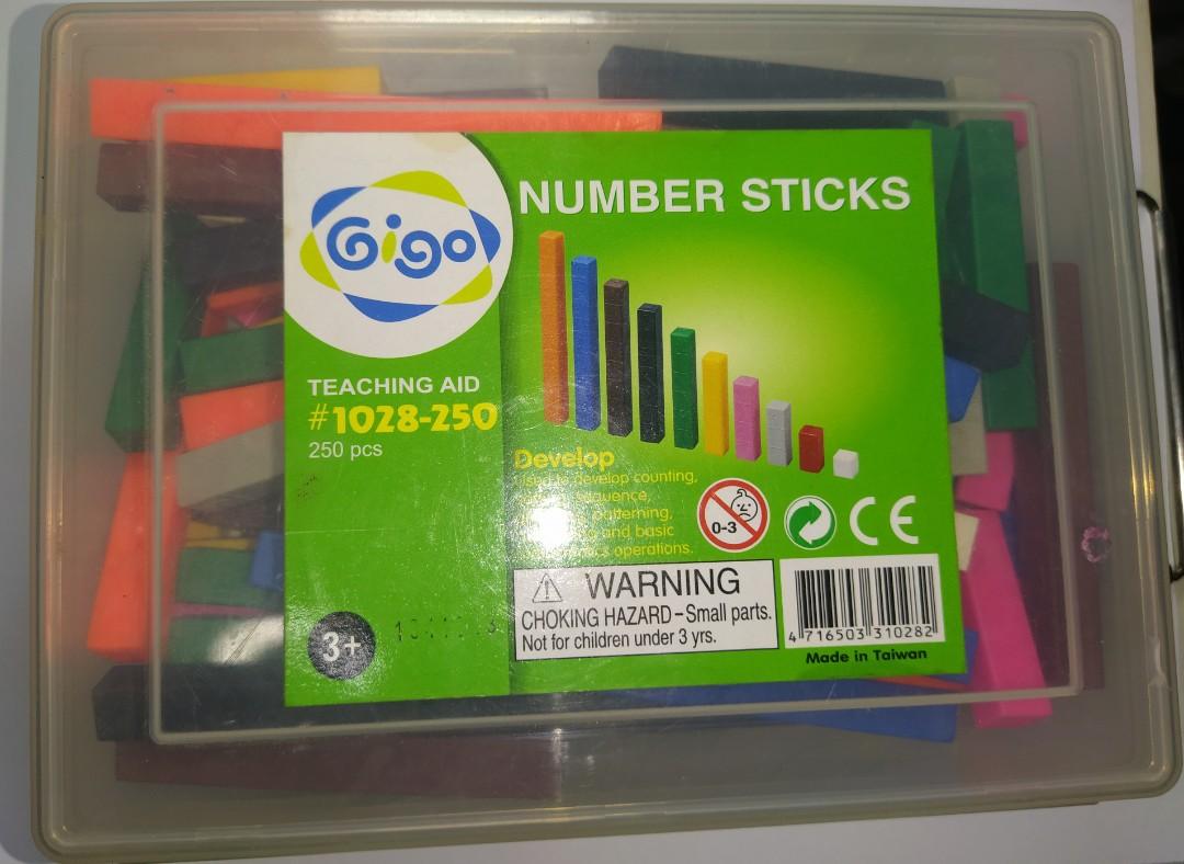 Number sticks (used in Singapore Math), Hobbies & Toys, Stationary ...
