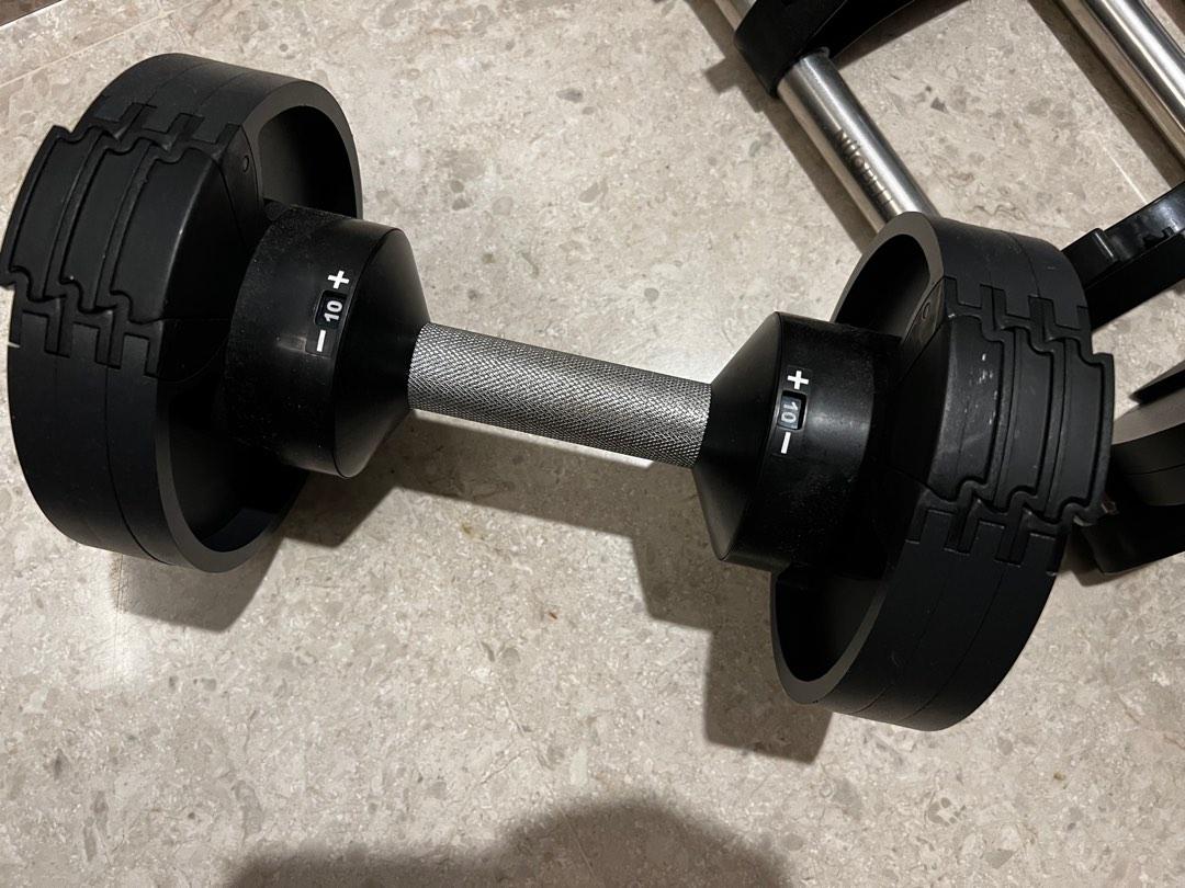 Nuobell Flexbell 220 - 2 pcs x 20kg adjustable (2kg increments), Sports ...