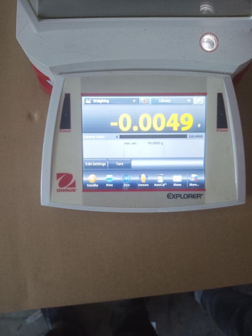 OHAUS Explorer EX224 Analytical Balance weighing scale, Health & Nutrition, Health Monitors ...