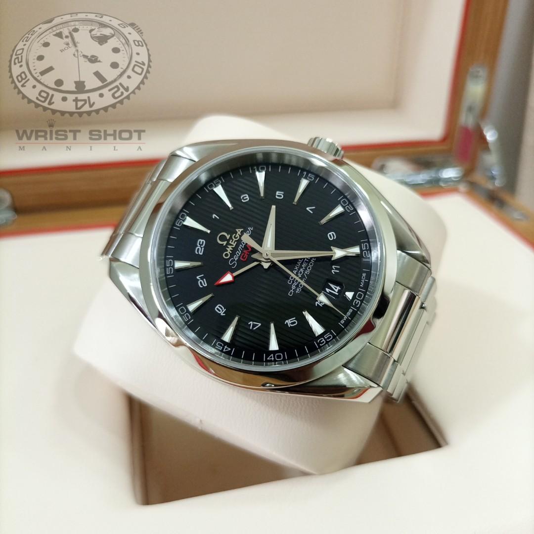 Omega GMT Seamaster Aqua Terra, Luxury, Watches on Carousell