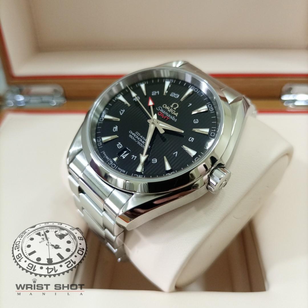 Omega GMT Seamaster Aqua Terra, Luxury, Watches on Carousell