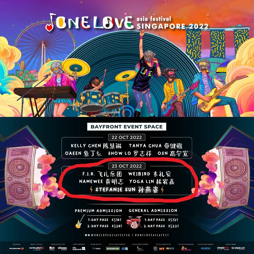 One Love Asia (Premium - Day2 ticket), Tickets & Vouchers, Event ...