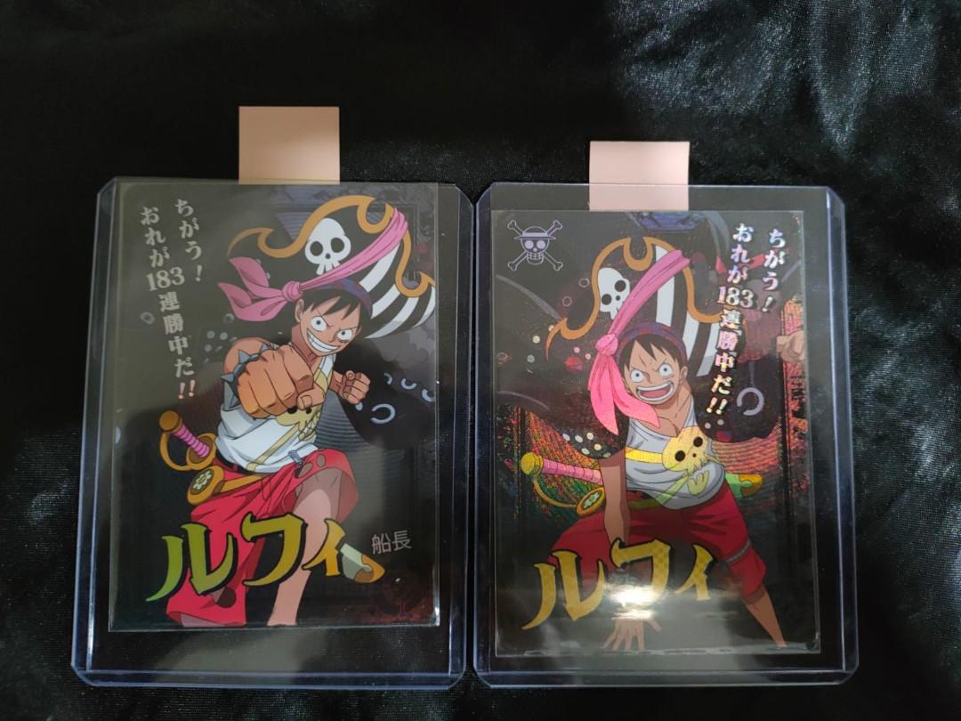One Piece red film cards, Hobbies & Toys, Toys & Games on Carousell