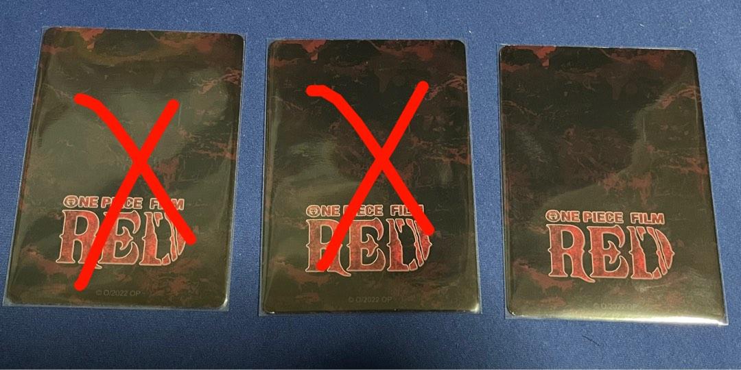 One piece Red Film Movie card - Ultra Rare UTA, Hobbies & Toys, Toys ...