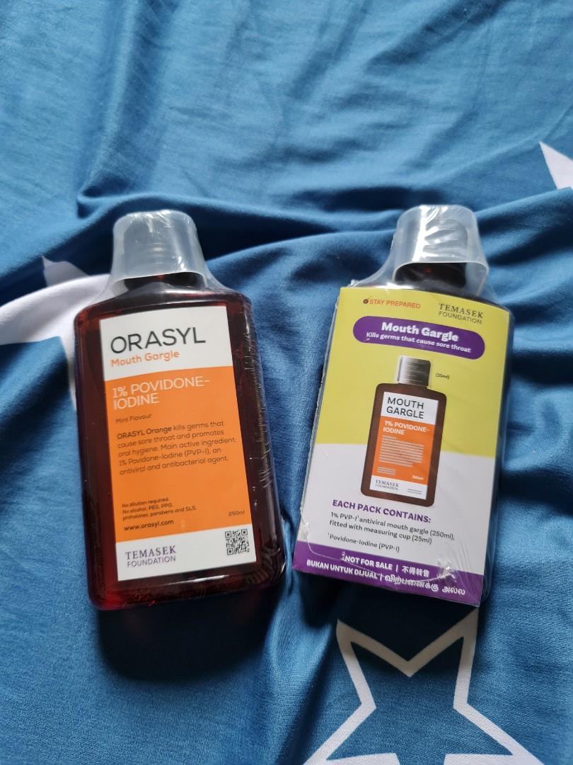 ORASYL MOUTH GARGLE 1% POVIDONE IODINE, Beauty & Personal Care, Oral ...