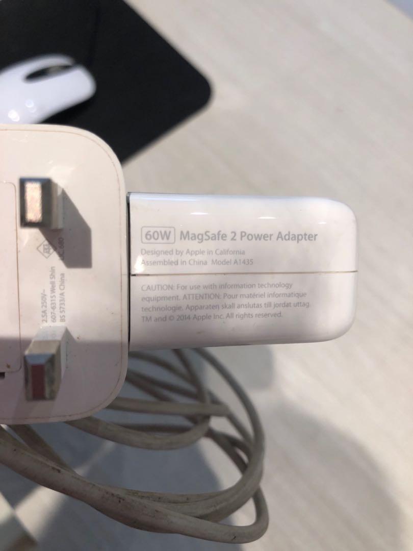 Original Apple 60W MagSafe 2 Power Adapter with Extension Cable ...