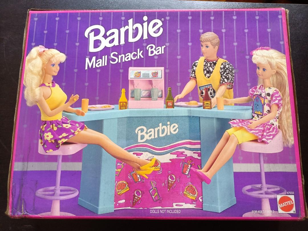 Original Barbie "Mall Snack Bar" Playset, Hobbies & Toys, Toys & Games ...
