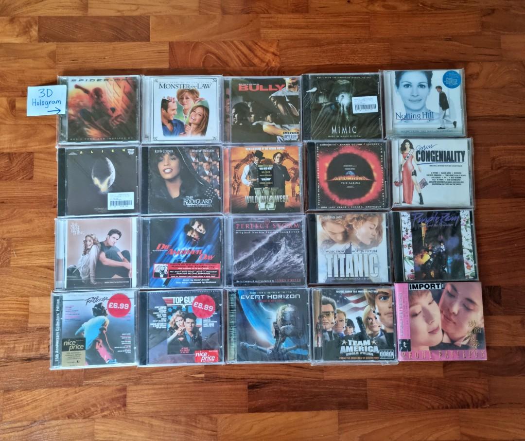 Original Movie Soundtracks, groups, solo ...- Spiderman, Notting Hill ...