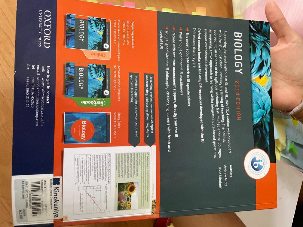 Oxford IB Diploma - Biology Course Companion, Everything Else on Carousell