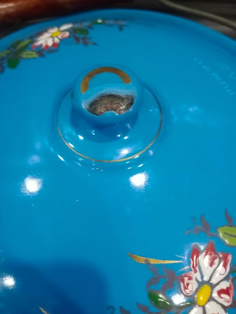 PERANAKAN NONYA FLOWER DESIGN CONTAINER BUCKET vintage collectible ...