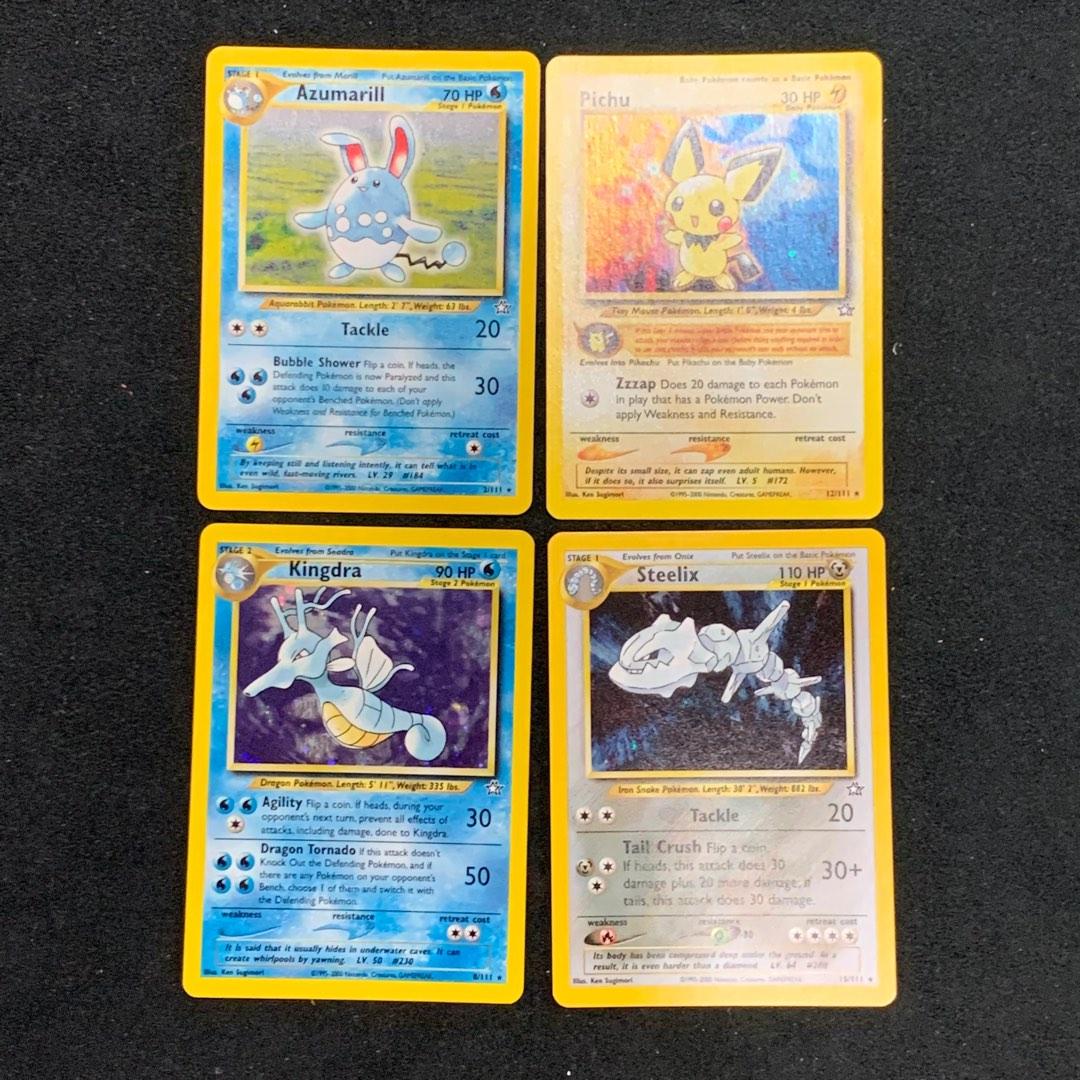 Pokemon Cards Neo Genesis Assorted Holofoil Cards, Hobbies & Toys, Toys ...