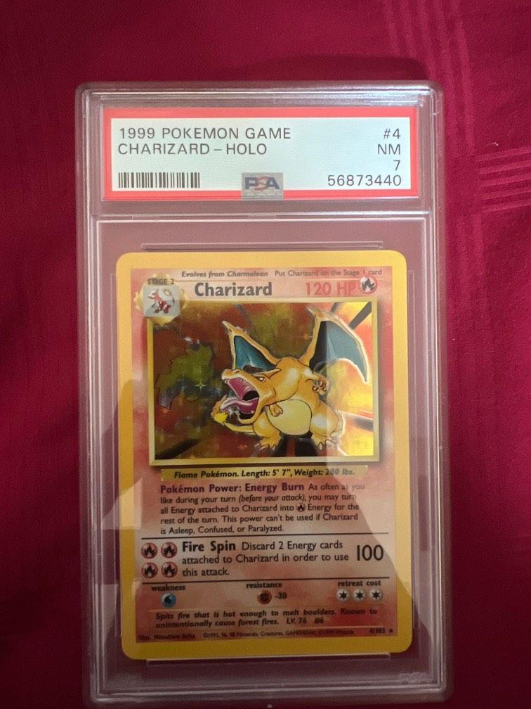 Pokemon Charizard Base set PSA 7, Hobbies & Toys, Toys & Games on Carousell