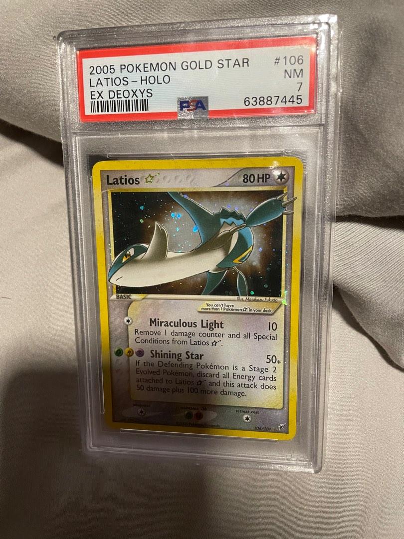 Pokémon TCG Latios Gold Star PSA 7, Hobbies & Toys, Toys & Games on ...