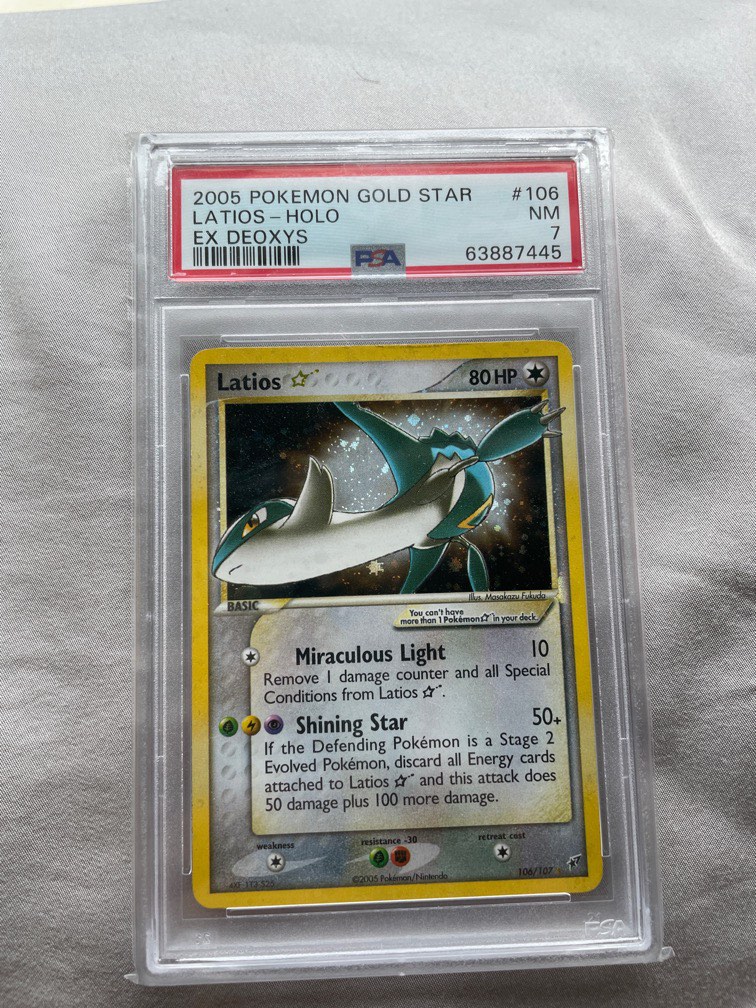 Pokémon TCG Latios Gold Star PSA 7, Hobbies & Toys, Toys & Games on ...