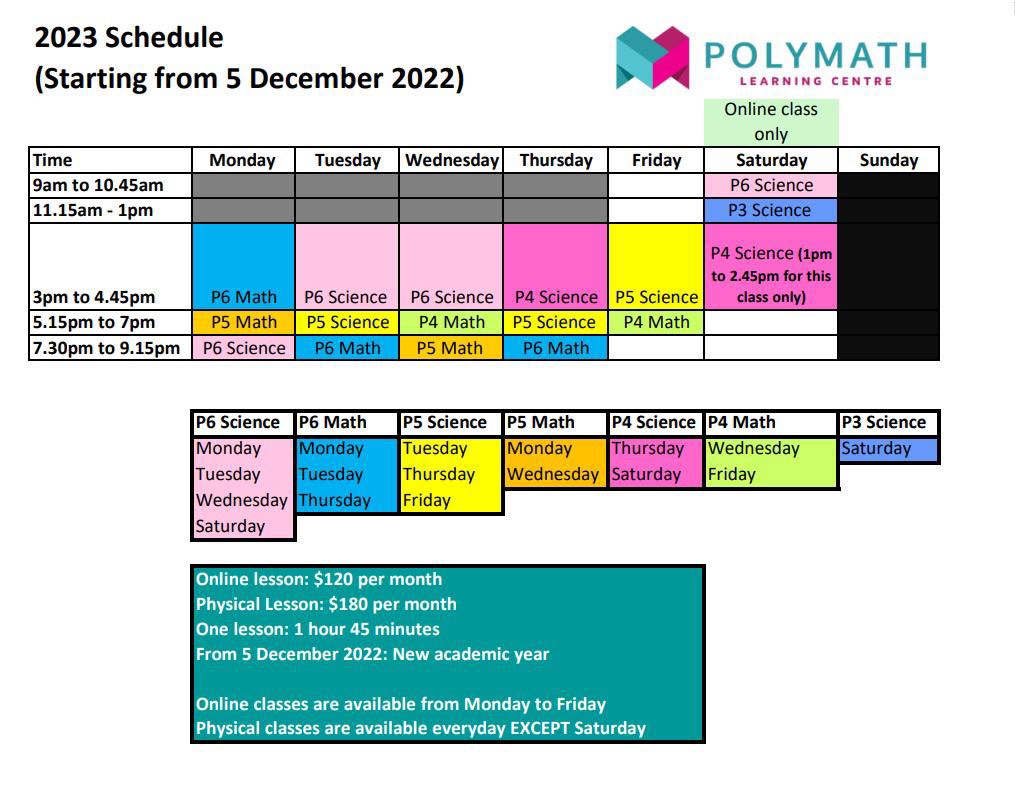 Polymath Learning Centre Math & Science New Intake, Learning ...