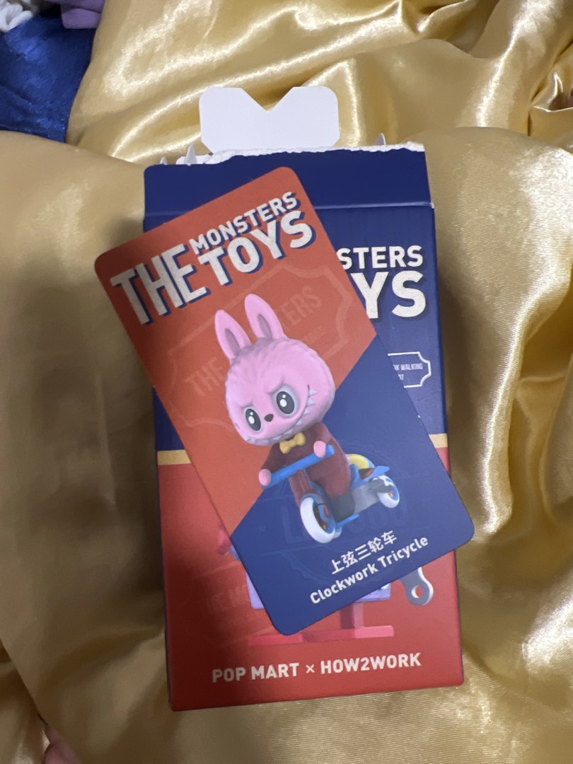 Popmart Monster Labubu Clockwork Tricyle, Hobbies & Toys, Toys & Games ...