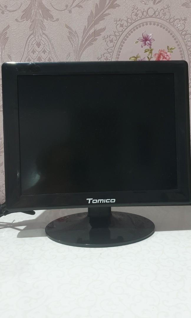 preloved Monitor LCD komputer TOMICO uk.15"inch (kondisi 70% ...