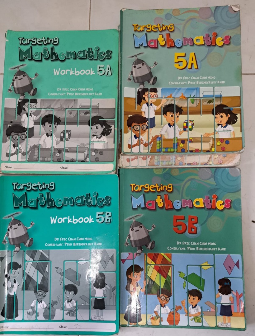 Primary 5 Targeting Mathematcis Textbook & workbook - All for 1$0 ...