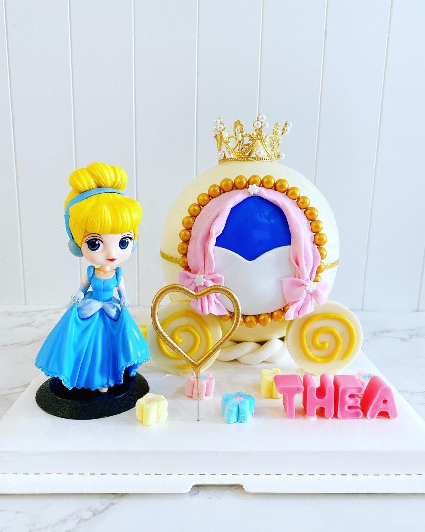 Princess carriage knock knock / pinata cake, Food & Drinks, Homemade ...
