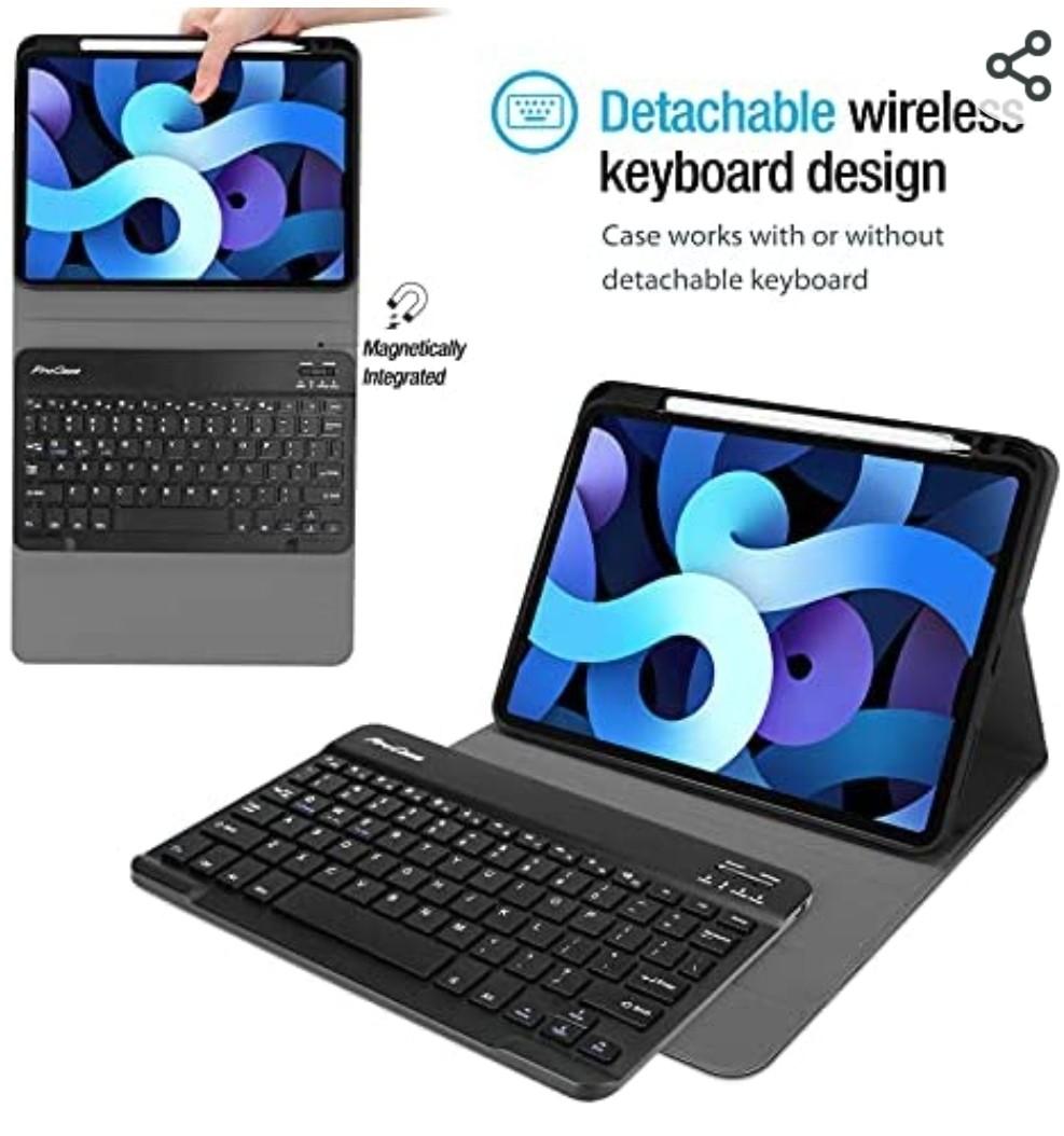ProCase Keyboard Case for iPad Air 5/4, iPad 10.9 inch 2022 2020 Case ...