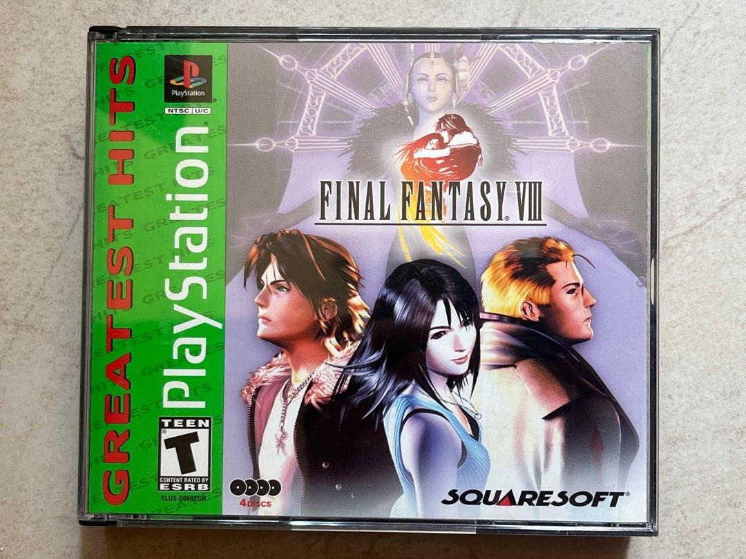 美版 PS FINAL FANTASY VIII FF8 FF VIII ENGLISH VERSION 太空戰士 8 最終幻想 英文版 ...