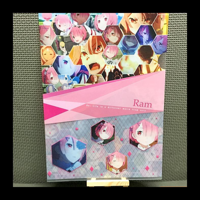 Re:Zero Ram ~ A4 Clear File, Hobbies & Toys, Stationary & Craft ...
