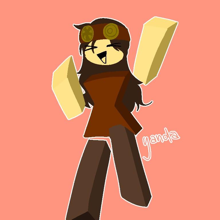 Roblox Blocky Art Style Commission Hobbies And Toys Stationery And Craft Art And Prints On Carousell