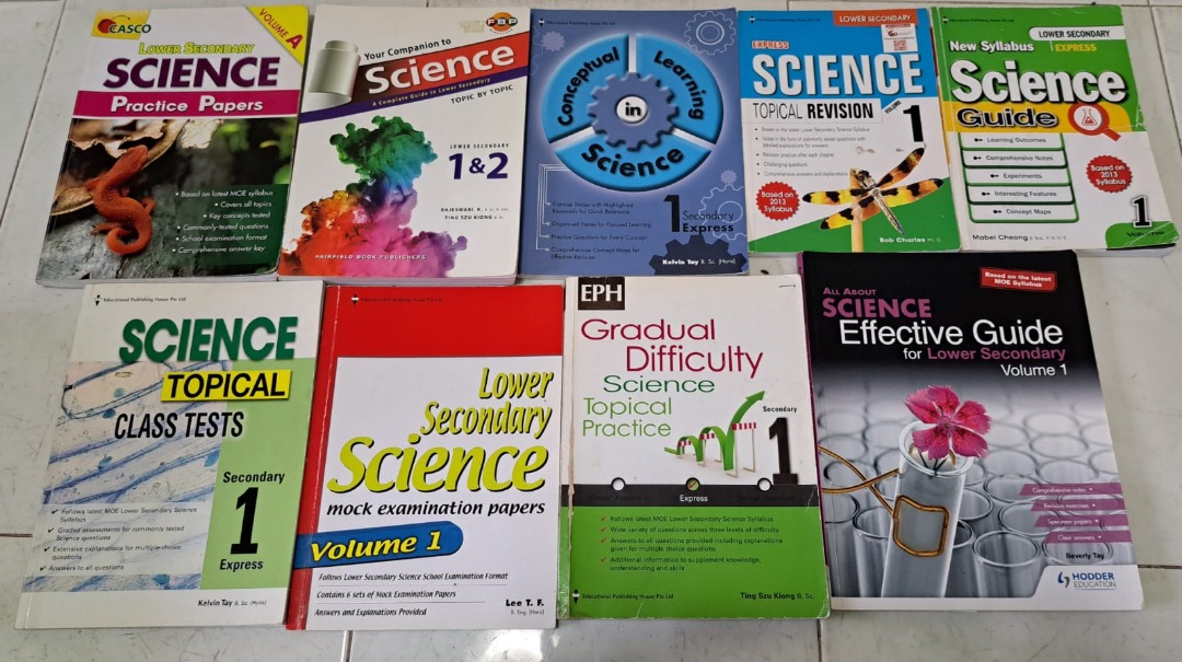 Secondary 1 Science Books - All for $10, Hobbies & Toys, Books ...