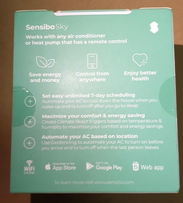 Sensibo Sky Smart Air Conditioner Controller | WiFi Thermometer ...