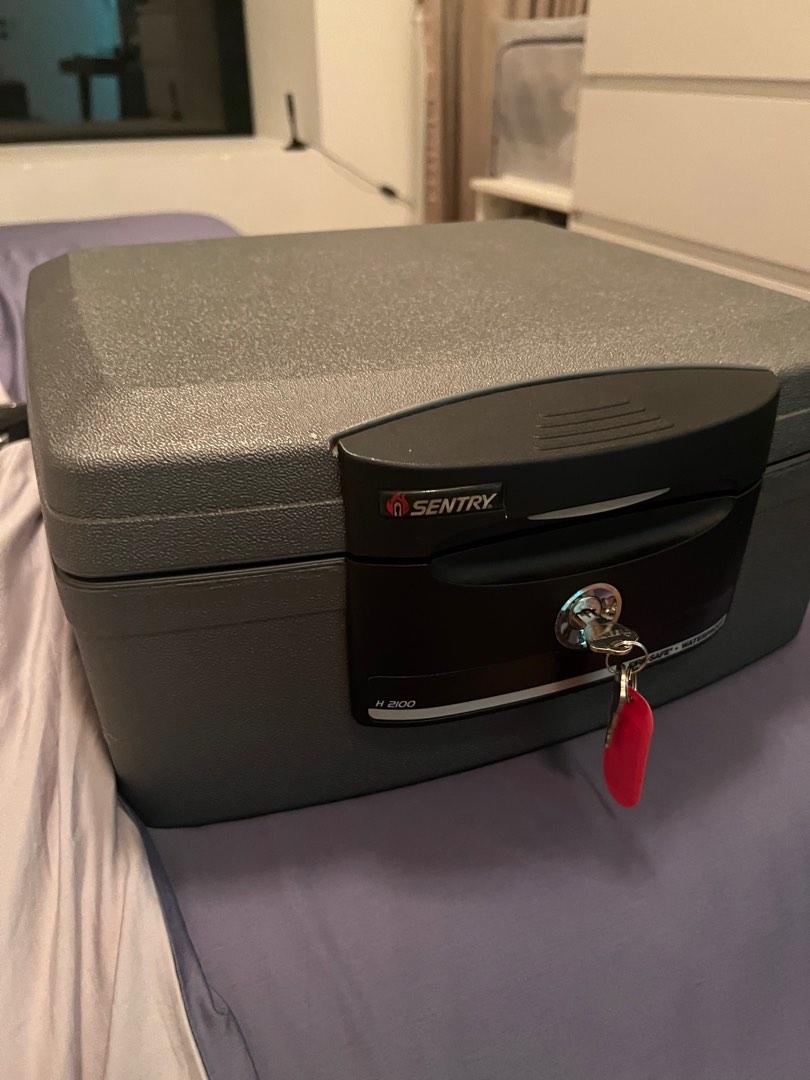 SentrySafe Fire and Water Proof security Chest Box, Furniture & Home ...